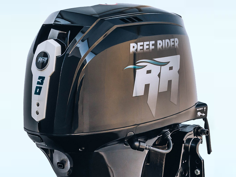 Подвесные лодочные моторы Reef Rider (Китай), большой выбор ПЛМ Риф ...